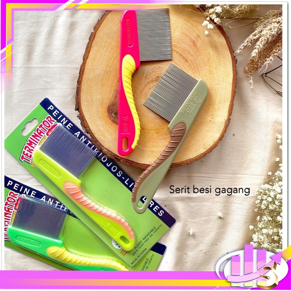 Jual Sisir Serit Kutu / Sisir Serit Kutu Gagang Besi Stainless | Shopee Indonesia