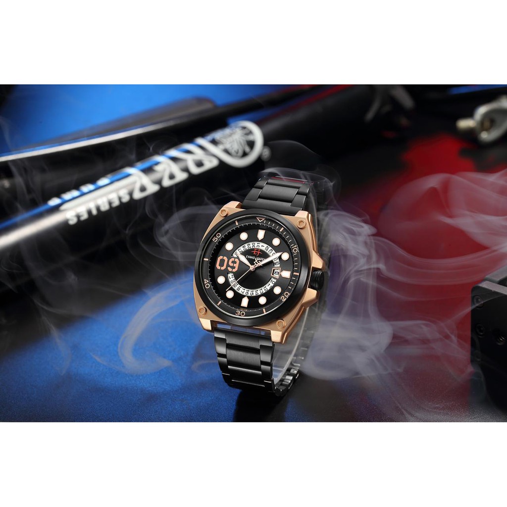 Jual Jam Tangan Pria Original Evans Jayden Water Resist 5009 | Shopee ...