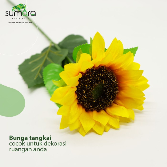 Jual Bunga Matahari Realistic Tangkai -TANPA POT | Shopee Indonesia