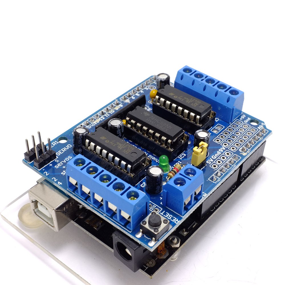 Motor Shield L298D untuk Arduino Uno | Shopee Indonesia