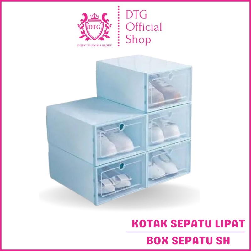 Jual DTG Kotak Sepatu/Sandal Transparan/Shoes Box /Rak sepatu Box ...