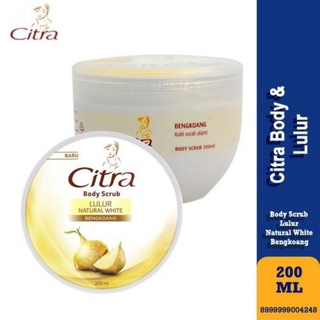 Jual Citra Body Scrub Bengkoang Natural Glow 200 ml | Shopee Indonesia