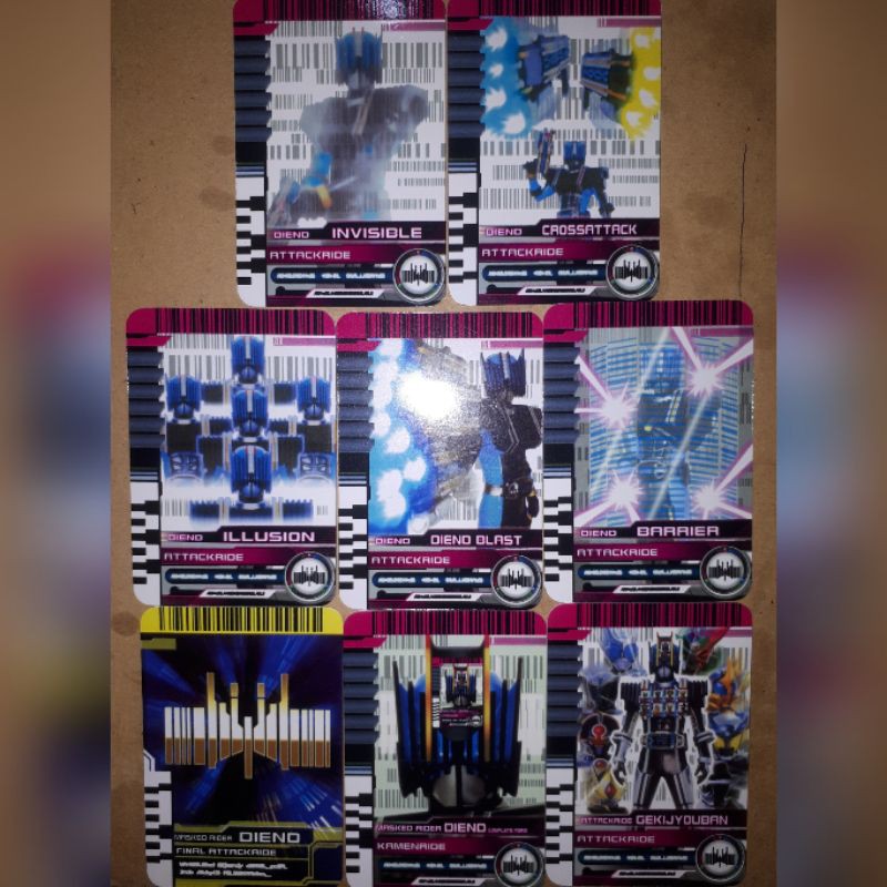 Jual Kartu Kamen Rider Diend Driver Attack Ride 20th Ver, Neo, dan CSM ...