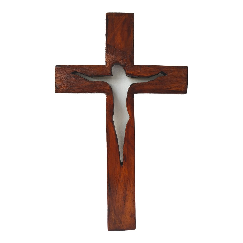 Jual salib dinding/salib gantung corpus transparan 30cm unik | Shopee ...