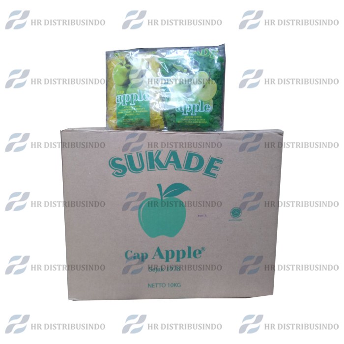 Jual SUKADE CAP APEL WARNA CAMPUR 1 KG | Shopee Indonesia