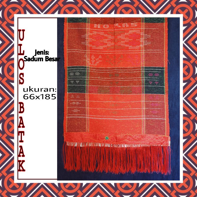 Jual ULOS SADUM CANTIK/ulos Batak Toba ukuran sedang Indonesia|Shopee Indonesia