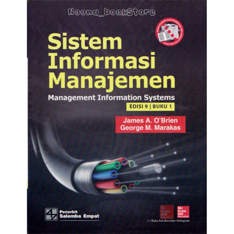 SISTEM INFORMASI MANAJEMEN Edisi 9 Buku 1 | Shopee Indonesia SISTEM INFORMASI MANAJEMEN Edisi 9 Buku 1 | Shopee Indonesia