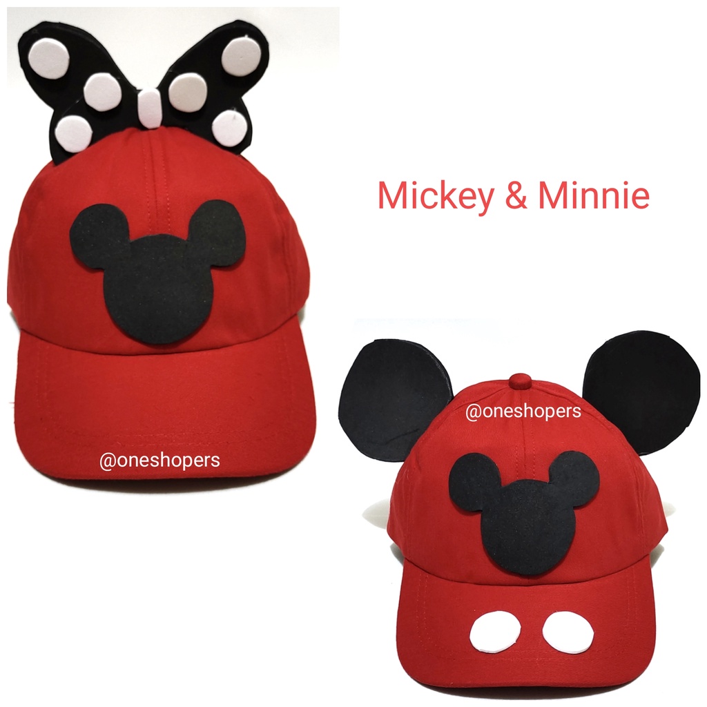 Jual TOPI ANAK MICKEY MOUSE MINNIE MOUSE/TOPI KARAKTER ANAK MINNIE ...