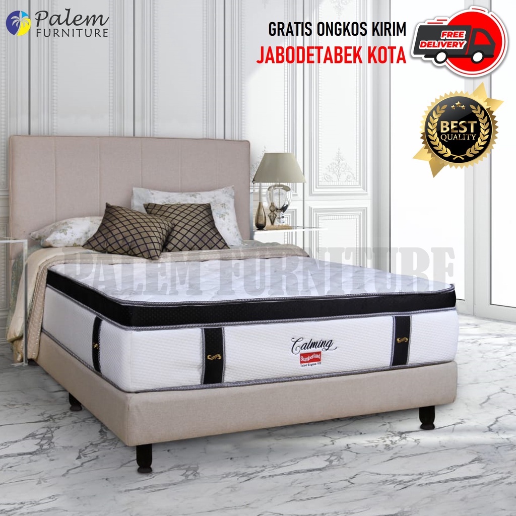 Jual KASUR SPRINGBED CALMING SLUMBERLAND || MATRAS ONLY || FULL SET MURAH | Shopee Indonesia