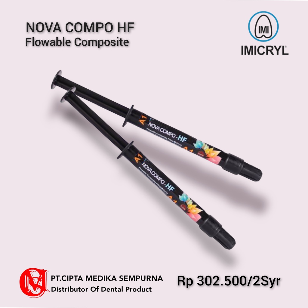 Jual COMPOSITE FLOW IMICRYL NOVA COMPO HF ( isi 2syr ) | Shopee Indonesia