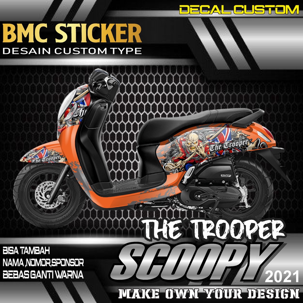 Jual sticker decal scoopy | Shopee Indonesia