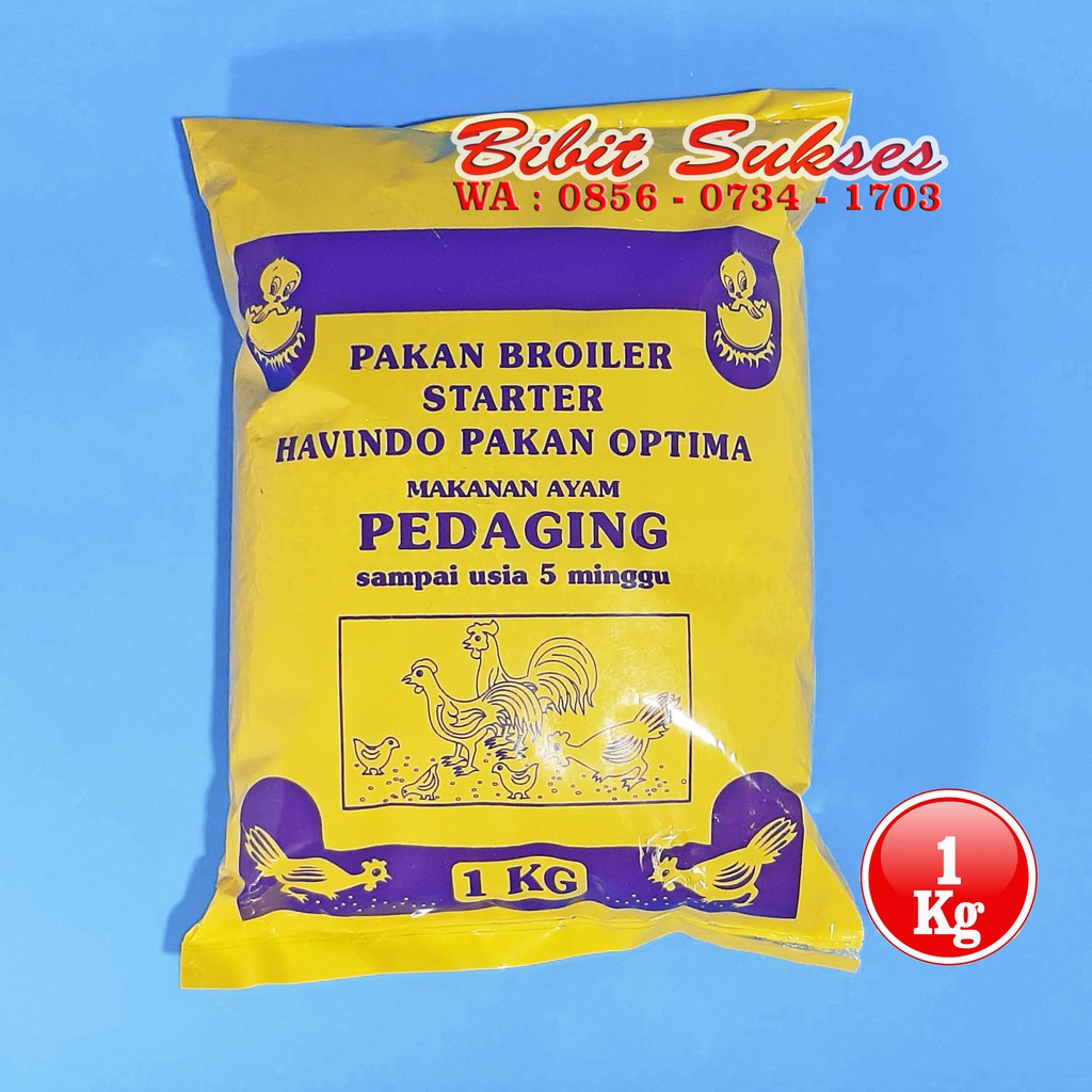Jual Pakan / Makanan Ayam Pedaging Broiler Starter 1Kg Indonesia|Shopee ...