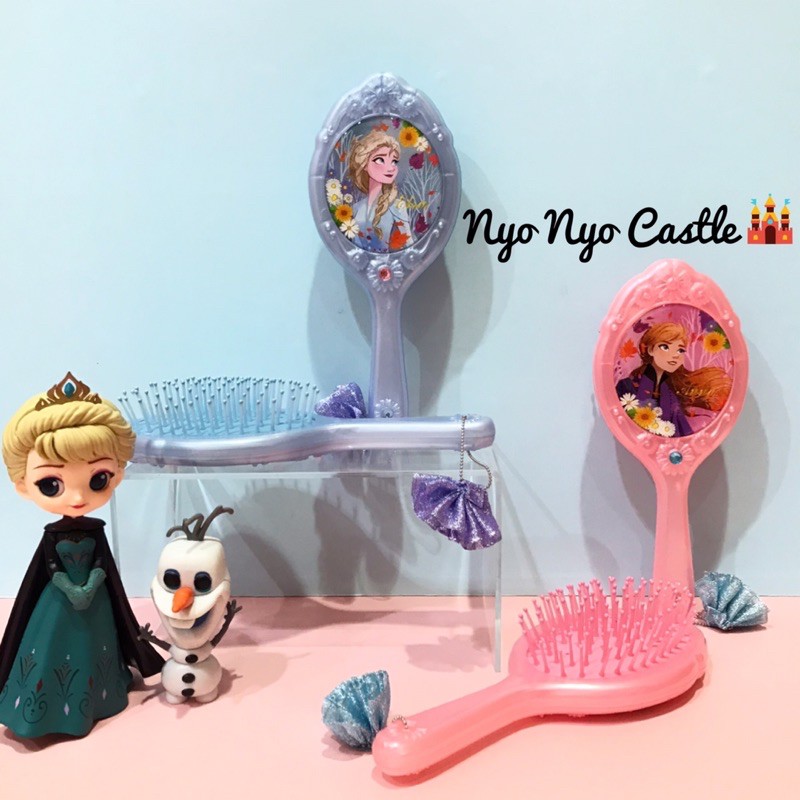 Jual Sisir Rambut Gagang Anak / Bayi Plastic Anti Kusut Princess Frozen ...