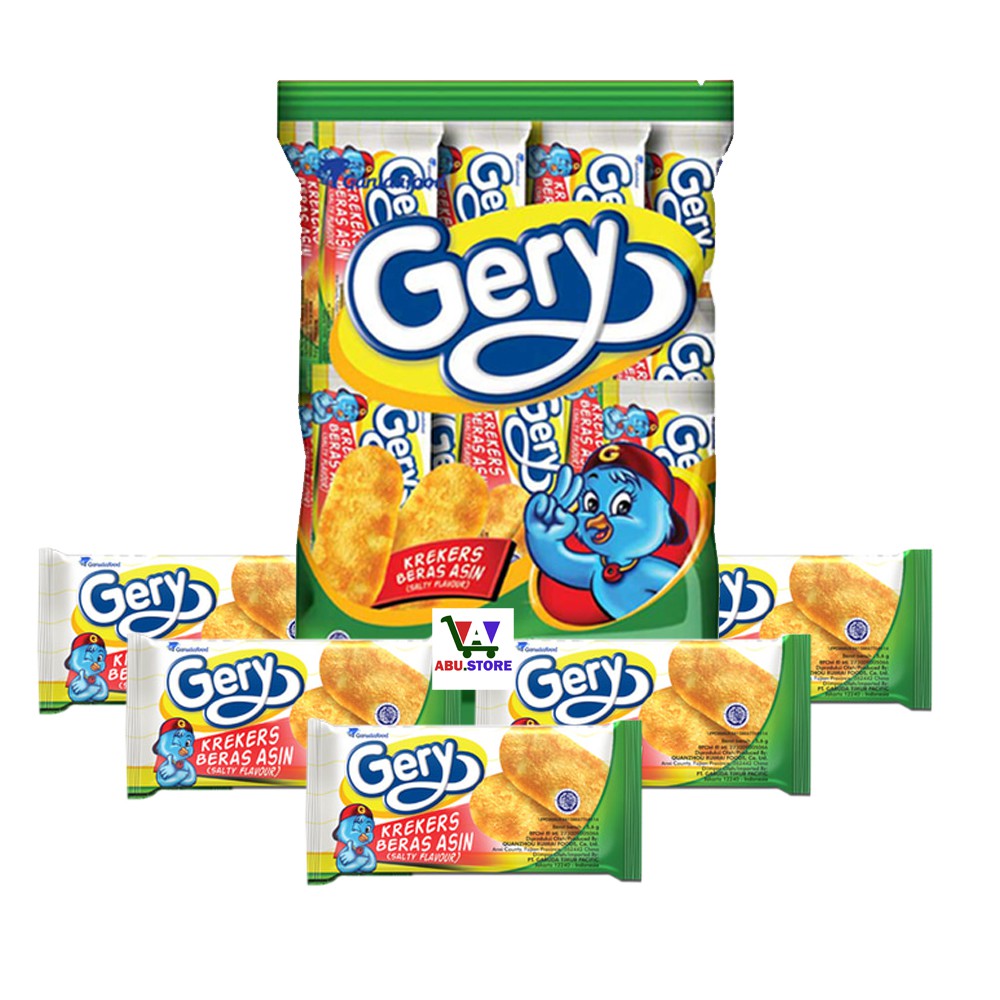 Jual Paket Gery Rice Cracker isi 10 pcs rasa Beras Asin || Krakers ...