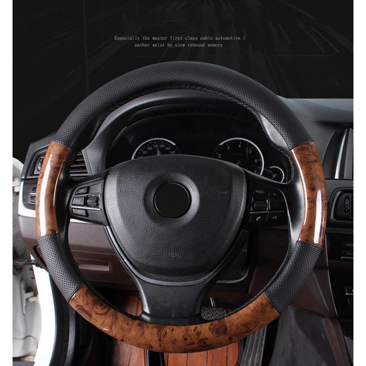 Jual Toyota Kijang Innova Setir Mobil Cover Leather Anti Slip With Wood ...