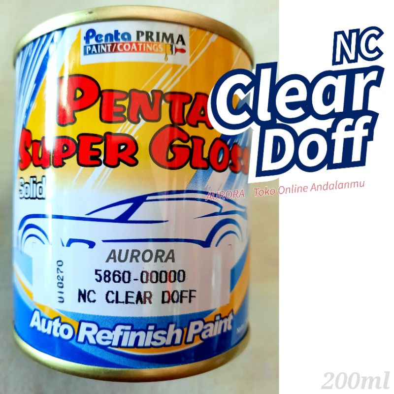 Jual NC Clear Doff Penta Super Gloss Clir Dop Klir Dov Pernis Dof ...