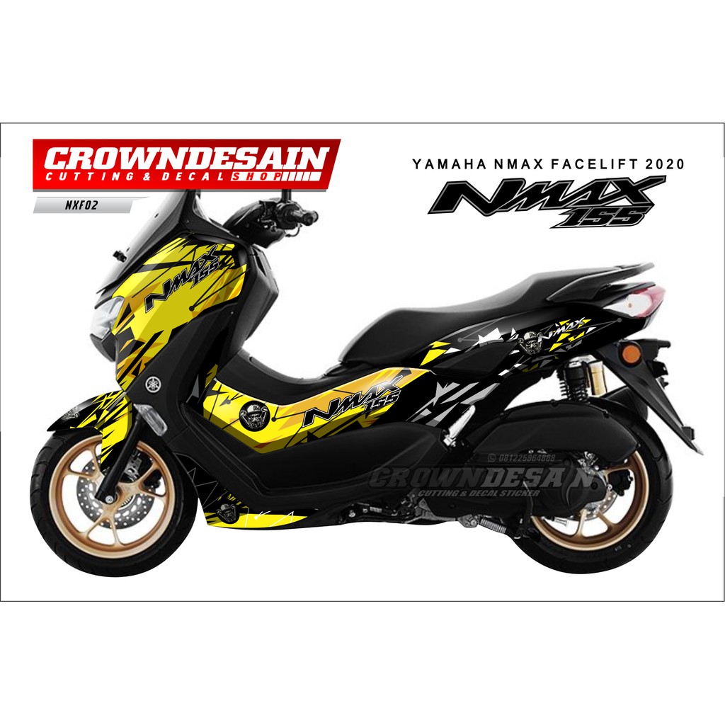 [NEW] Decal sticker nmax 2020 facelift fullbody - Sticker decal yamaha ...