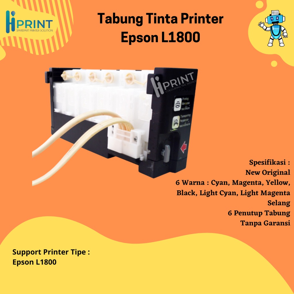 Jual Tabung Tinta Printer Epson L1800 L 1800 New Original | Shopee ...