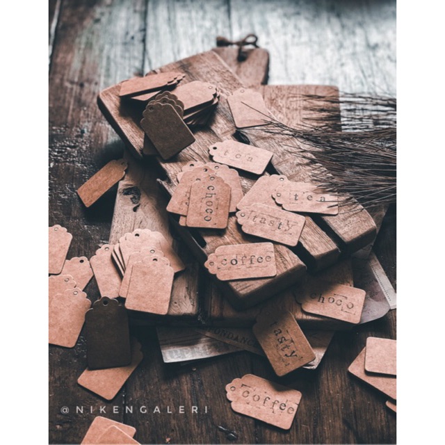 NAME TAG (isi 1lusin) polos/tulisan | Shopee Indonesia