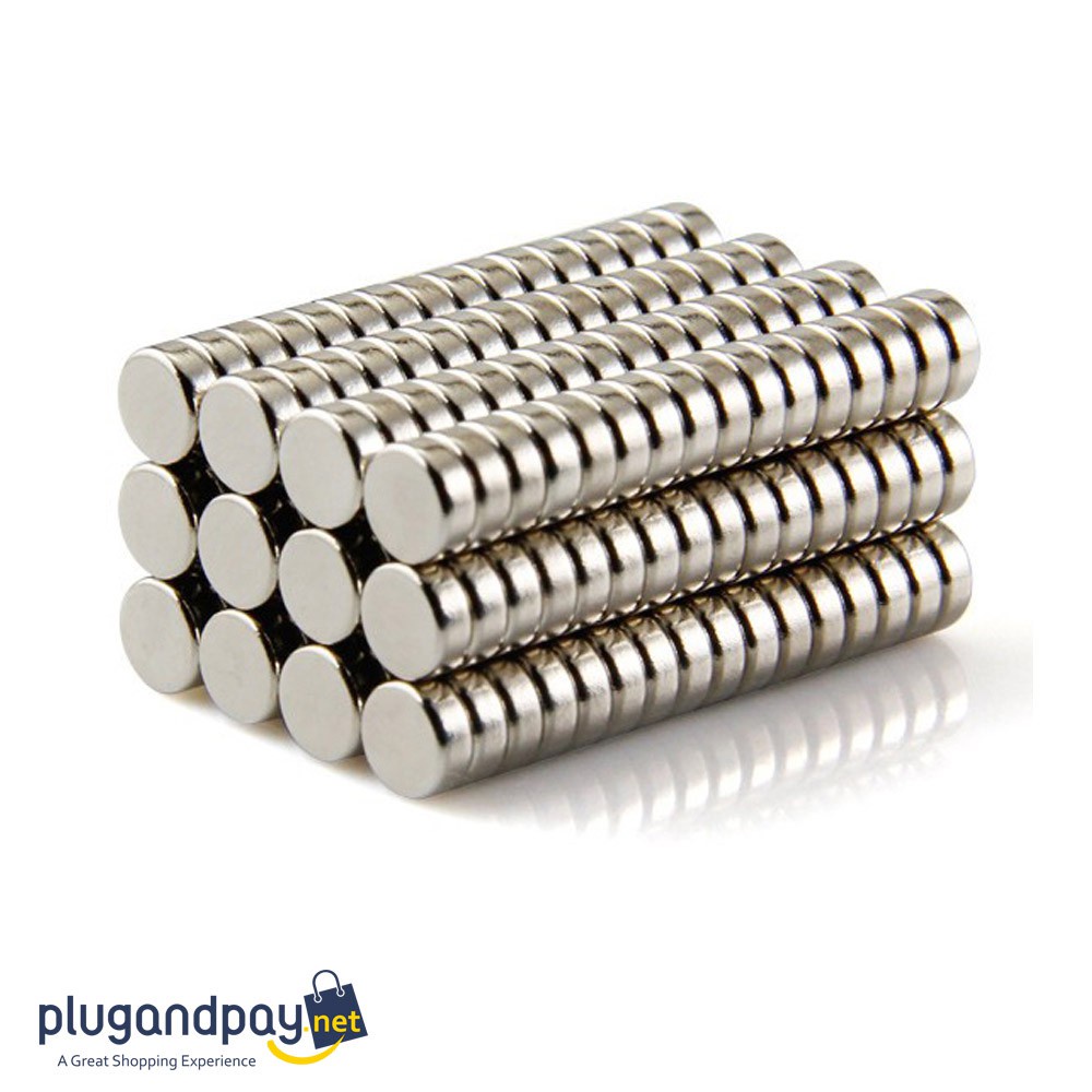 Jual Magnet NdFeB N50 Neodymium Bulat Round 1pcs Kecil Kuat ...
