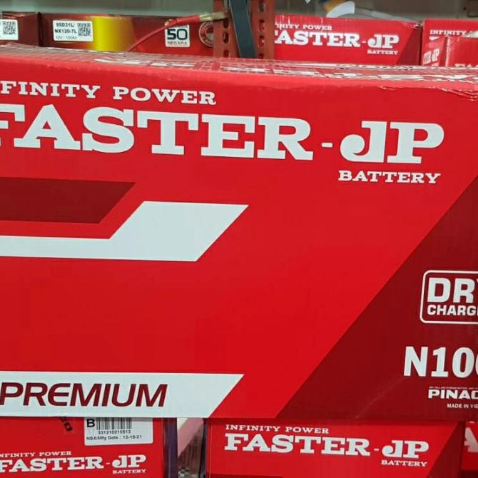 Jual Aki 12v 100ah N100 Faster | Shopee Indonesia