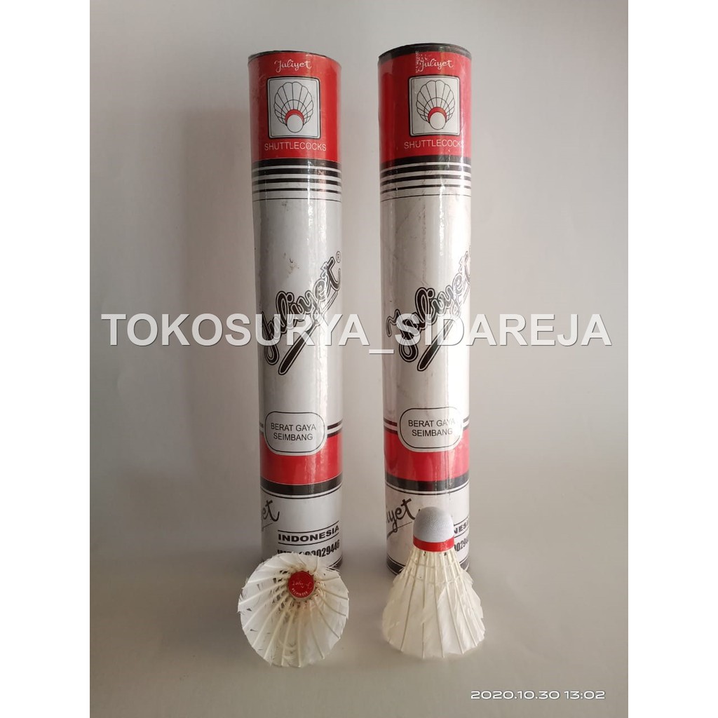 Jual SHUTTLECOCK JULIYET MERAH DAN KUNING (SATUAN) / KOK BADMINTON ...