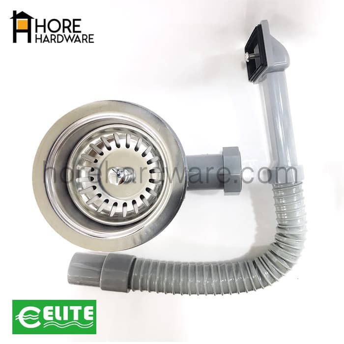 Jual ELITE Afur Overflow Keranjang Kitchen Sink Stainless Steel ...