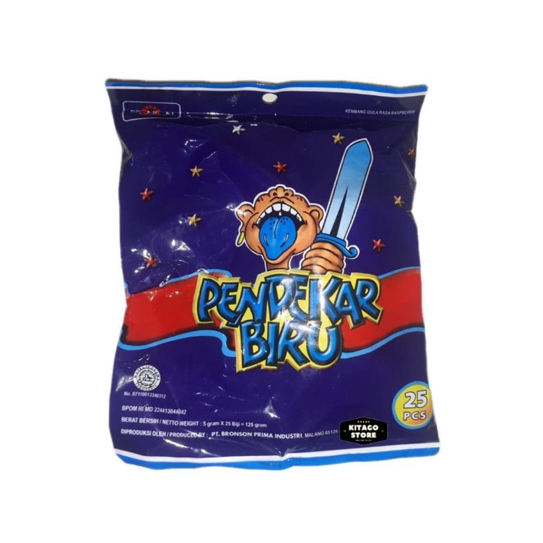Jual Permen Pendekar Biru Rasa Raspberry 5 gram - 1 pcs | Shopee Indonesia
