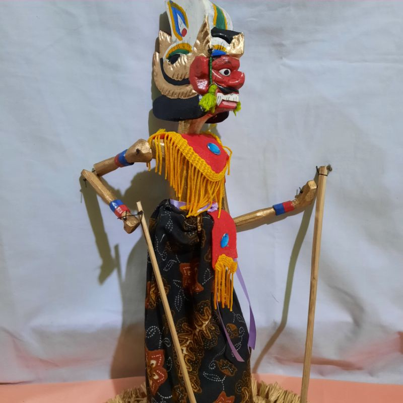 Jual Wayang Golek Kayu Wayang Sunda Rahwana Godayitma Dasamuka Ukuran ...