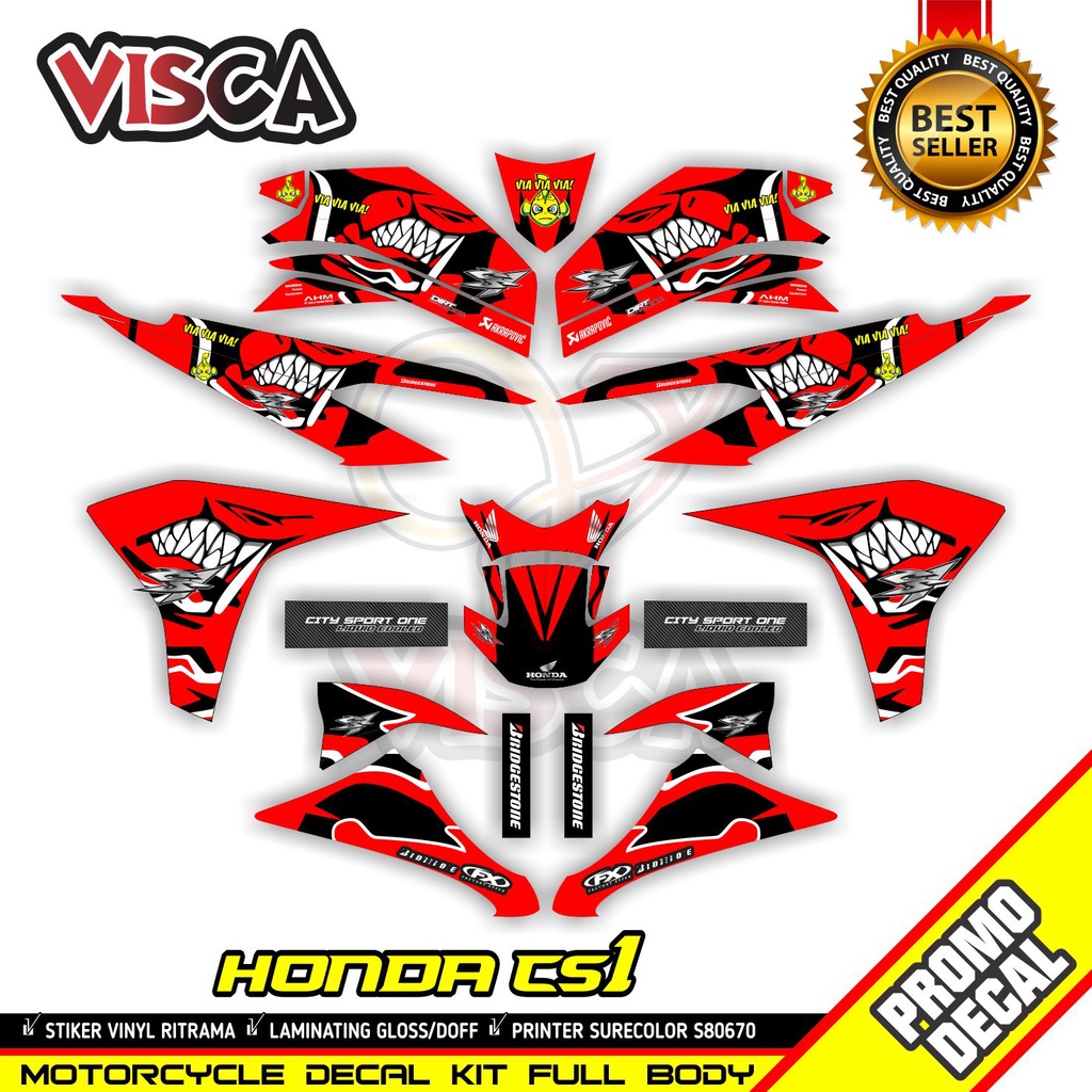 Jual Decal Cs1 Full Body Stiker Cs1 Full Body Striping Cs1 Full Body ...