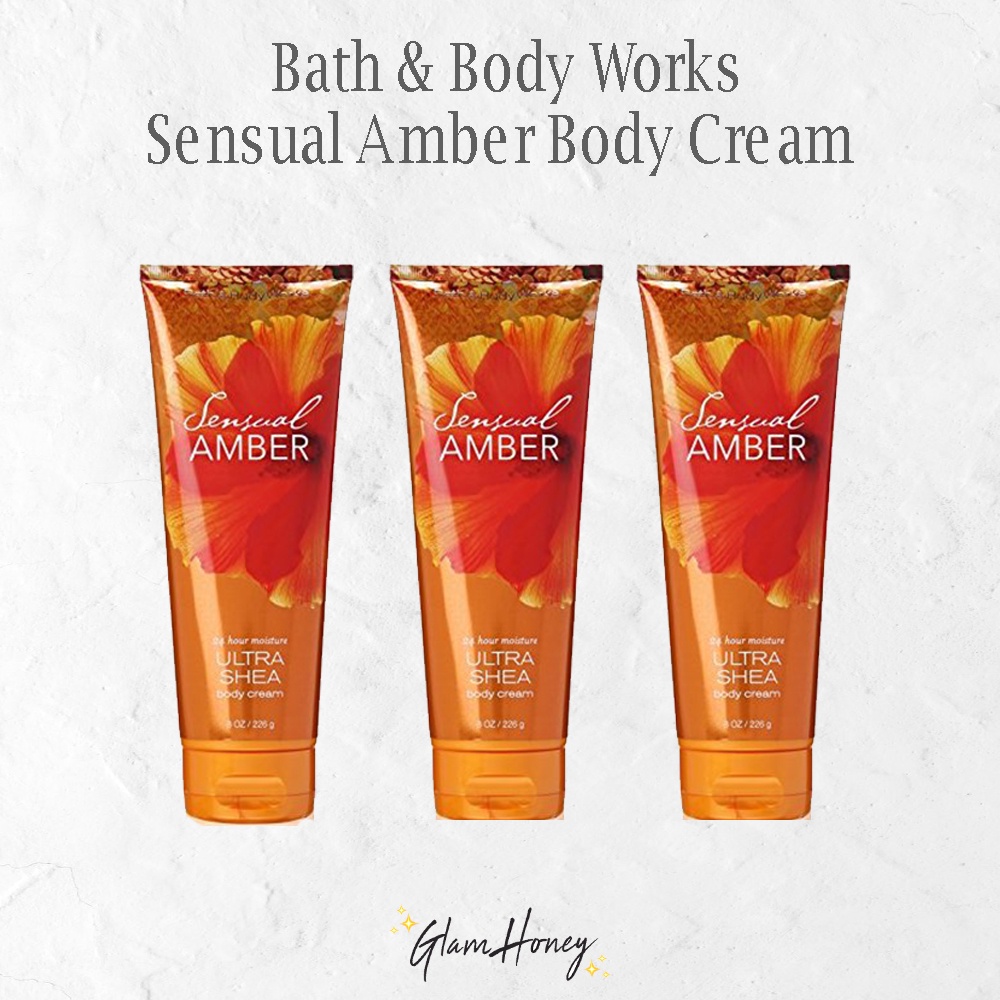 Jual Sensual Amber - Bath & Body Works (Body Cream @226g) | Shopee ...