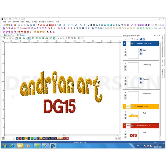 Jual Software TAJIMA DG15 by pulse | Shopee Indonesia