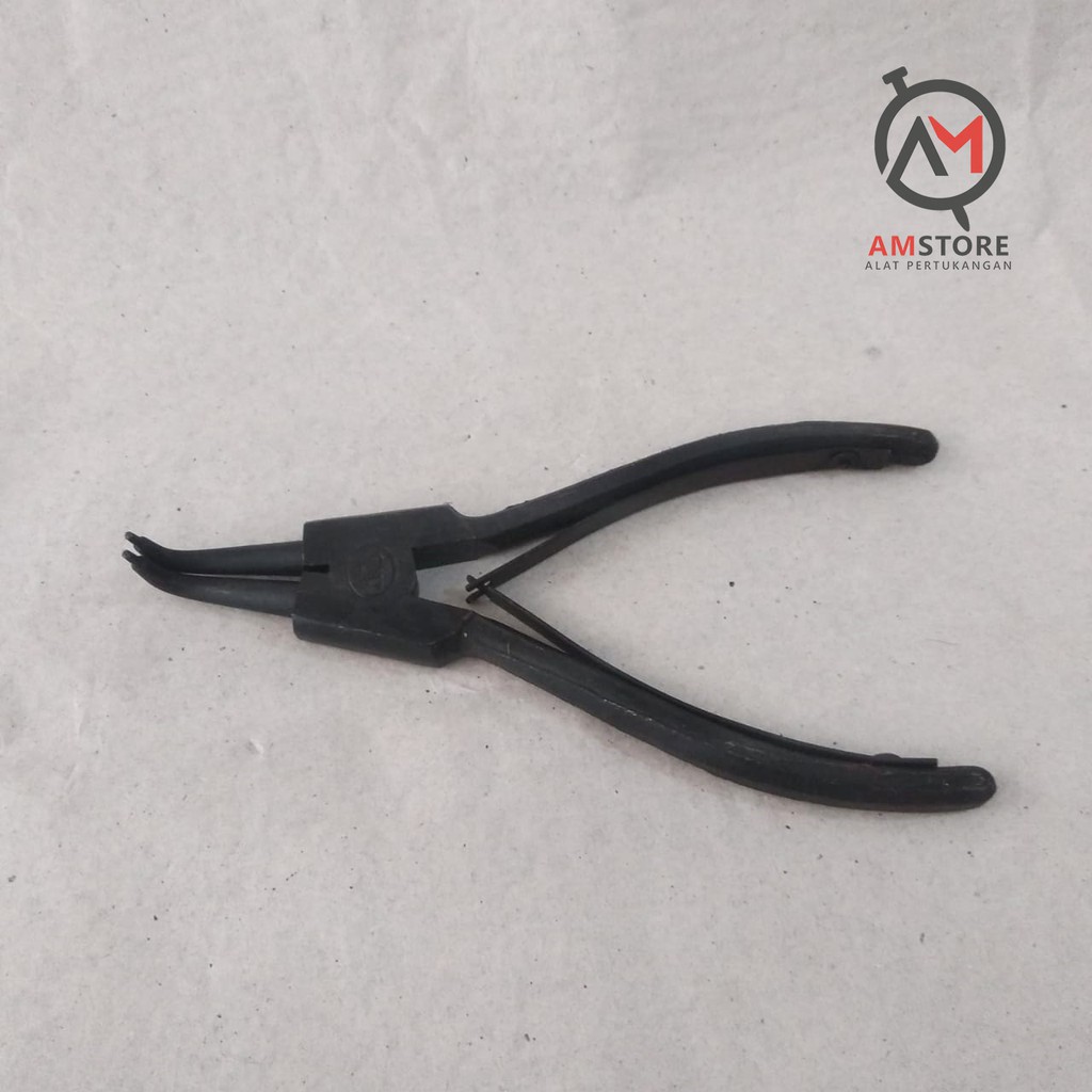 Jual Tang Bulat Ujung Bengkok Lengkung 6 inch ATS | Shopee Indonesia