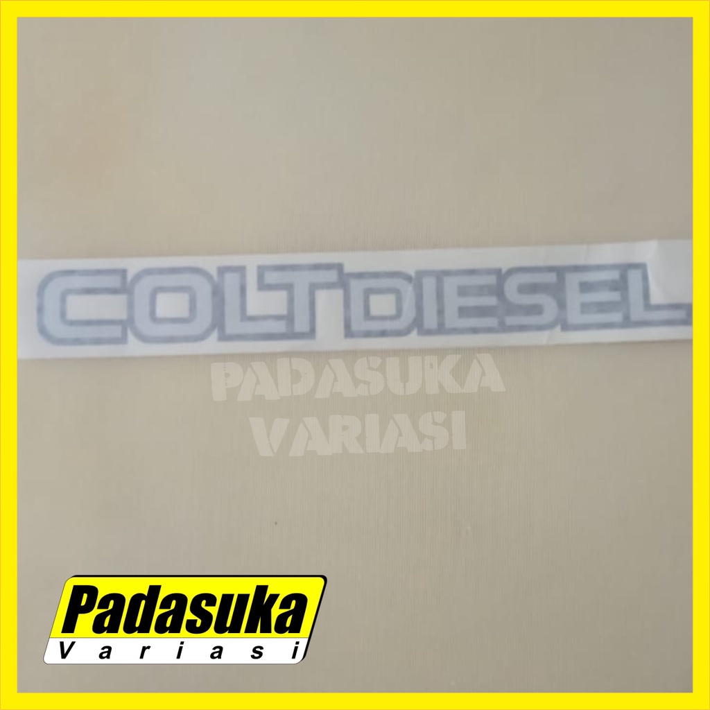 Jual Sticker Stiker Colt Diesel Canter 110 PS Coltdiesel ORIGINAL ...