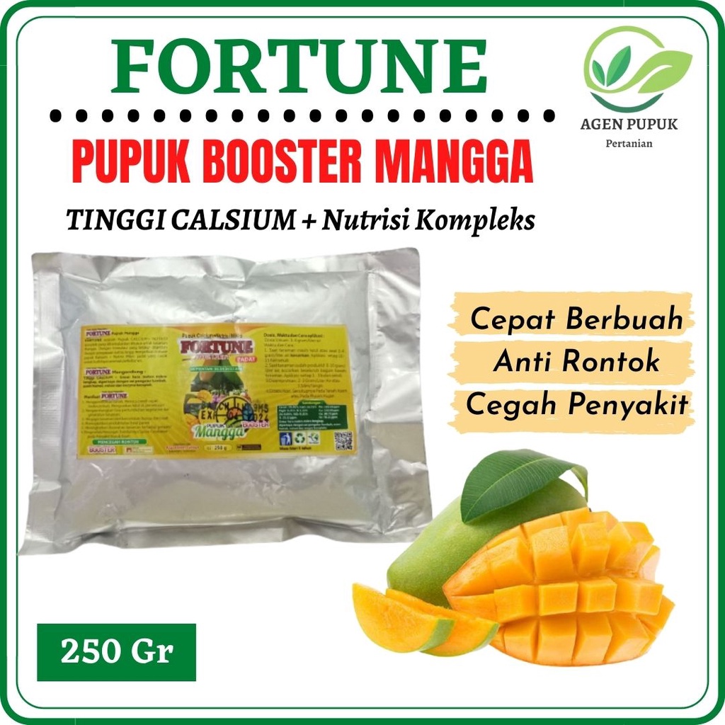 Jual Pupuk Booster Organik Mangga Agar Cepat Berbuah, Pupuk Organik 250 Gram Booster Buah Mangga ...