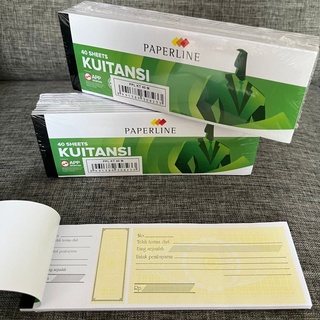 Jual Buku Kwitansi / Kuitansi Paperline Hijau Kecil - KT 40 M Indonesia|Shopee Indonesia