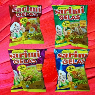Jual Sarimi gelas all variant rasa 30GRx10pcs | Shopee Indonesia