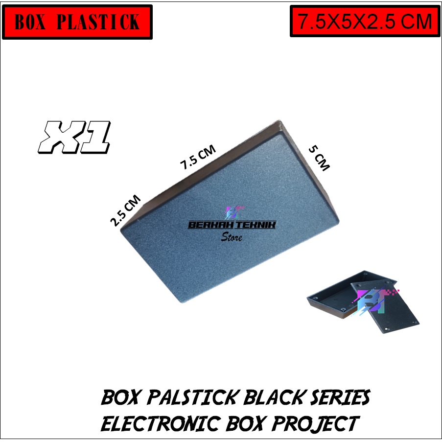 Jual Box Plastik Hitam Type X1 Kotak Tempat Rangkaian Komponen ...
