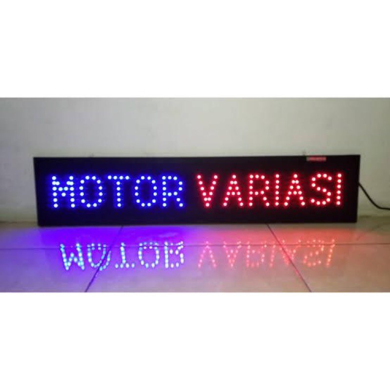 Jual Lampu Led Sign Papan Nama Usaha ukuran 60x25 | Shopee Indonesia