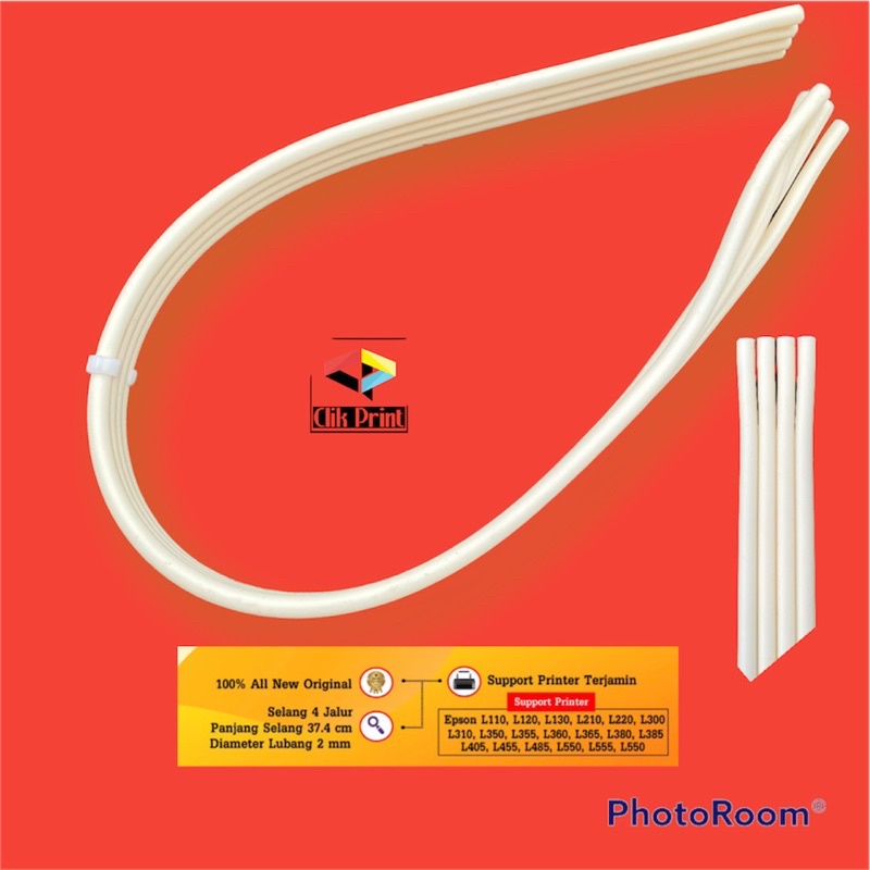 Jual Selang Tinta Infus Printer Epson 4 Jalur L100 L200 L110 L300 L120 ...
