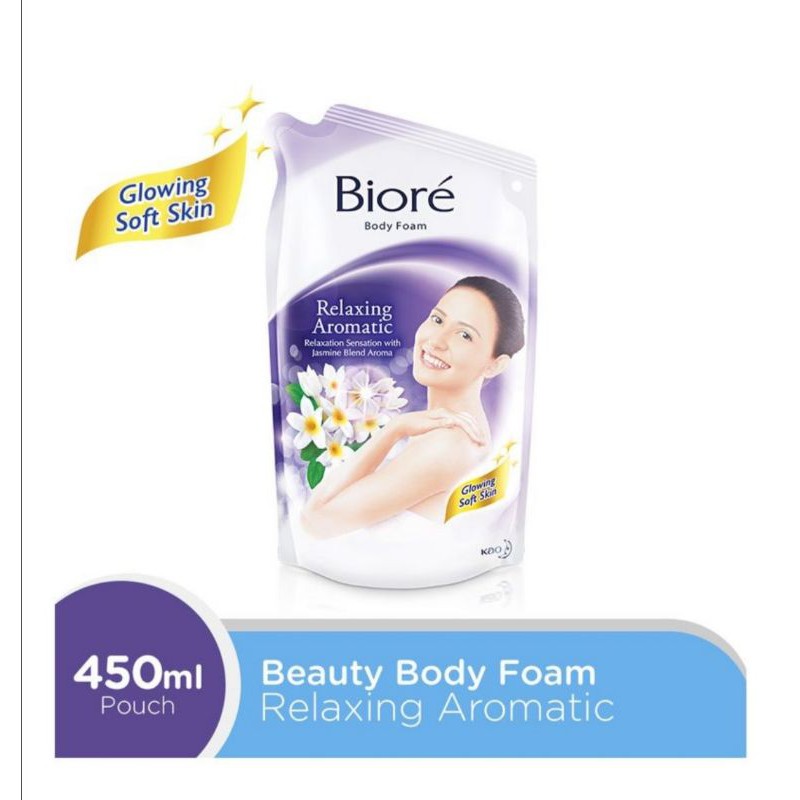 Jual BIORE Body Wash Relaxing Aromatic 450ml | Shopee Indonesia