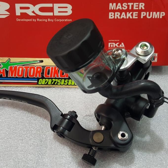 Jual RCB Forged Master Brake Pump S1 Master rem 14mm Kanan Black Hitam ...