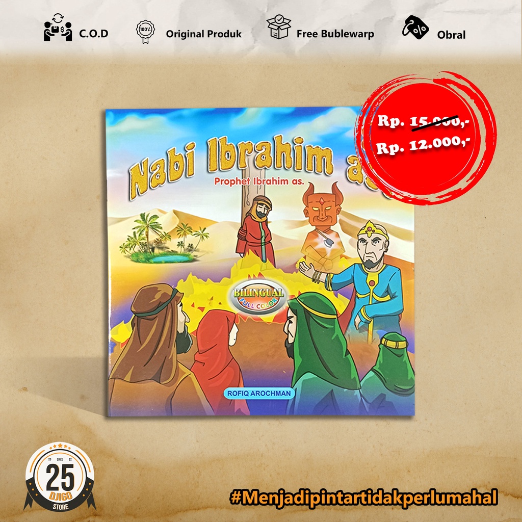 Jual Buku Cerita Anak Islam : Seri Kisah Nabi : Nabi Ibrahim As ...