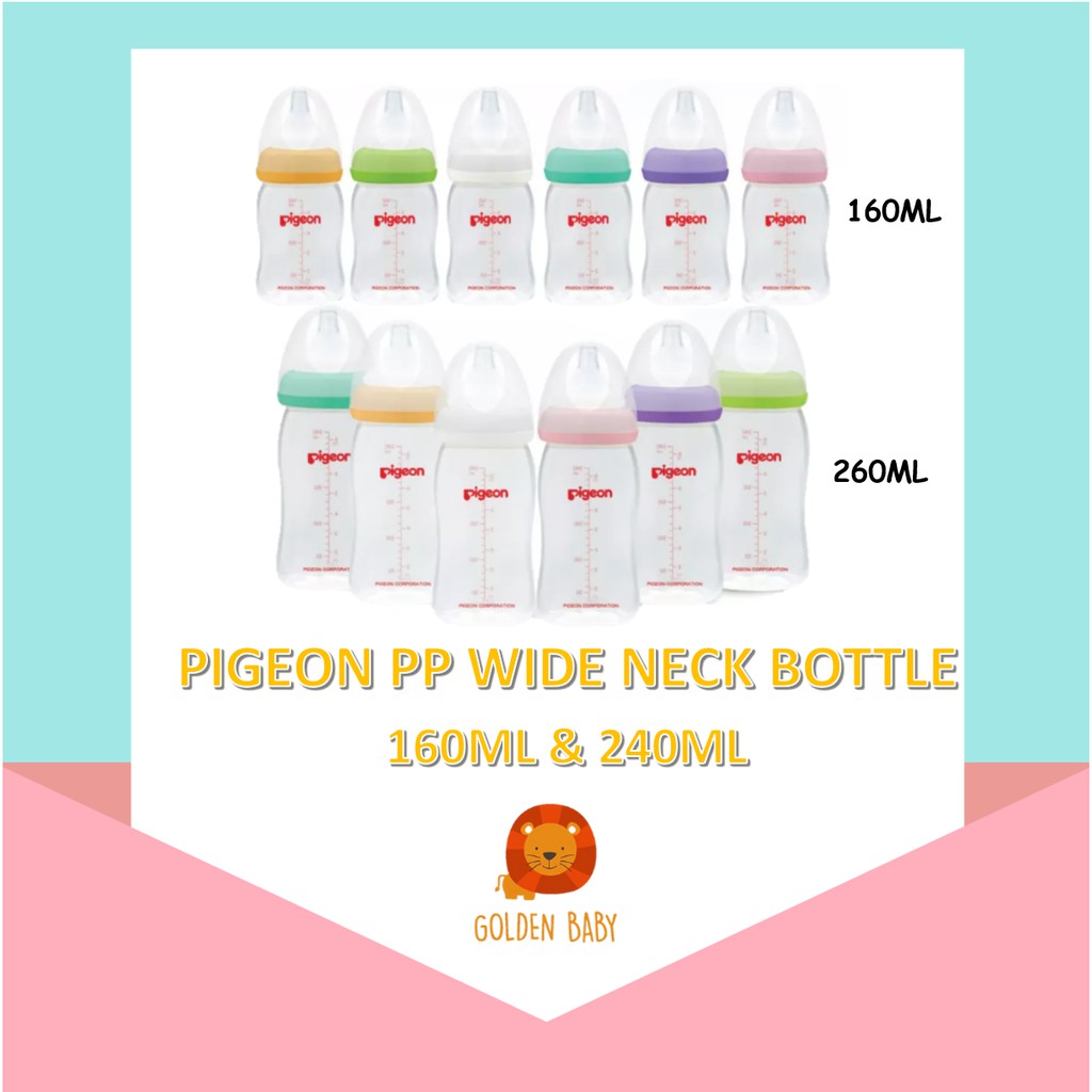 Jual Pigeon Botol Susu SofTouch Peristaltic Plus Wide Neck 160ml 240ml | Shopee Indonesia