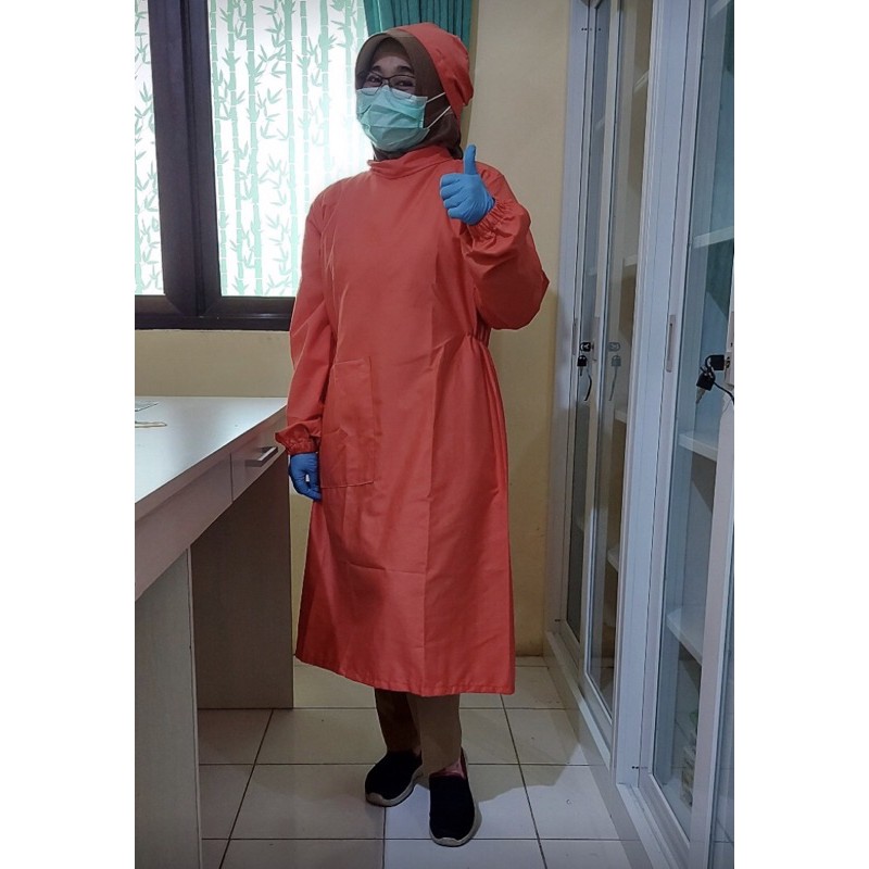 APRON APD GOWN IKAT KATUN TOYOBO | Shopee Indonesia