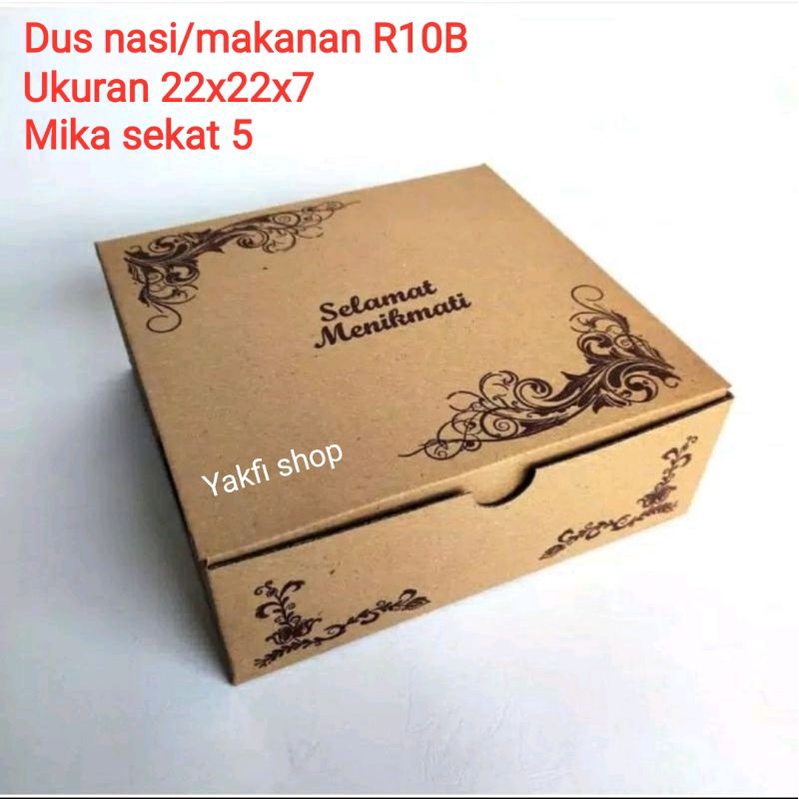 Jual kotak nasi kotak Makanan kardus nasi kardus makanan dus nasi ...