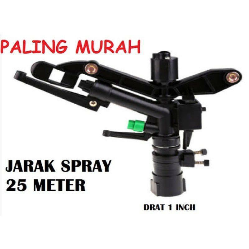 Jual SPRINKLER SPRINKLE BIG GUN DRAT 1 INCH RADIUS 25 METER | Shopee ...
