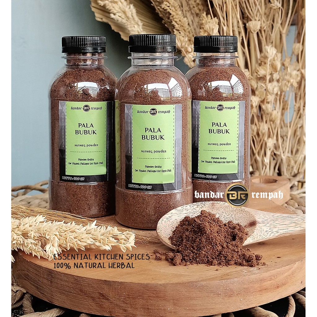 Jual PALA BUBUK (NUTMEG POWDER) | Shopee Indonesia