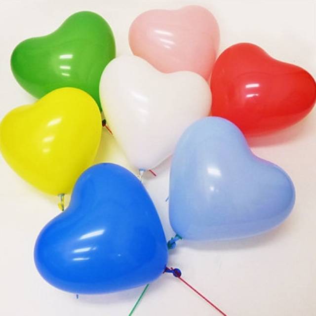 Jual Balon Latex Love / Ballon Karet Bentuk Love / Balon Love (Isi 10 ...