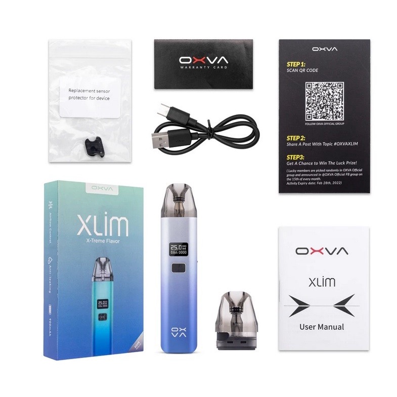 Jual Oxva Xlim V2 25W Device Pod Vape 900mAh Battery Authentic Vapor ...